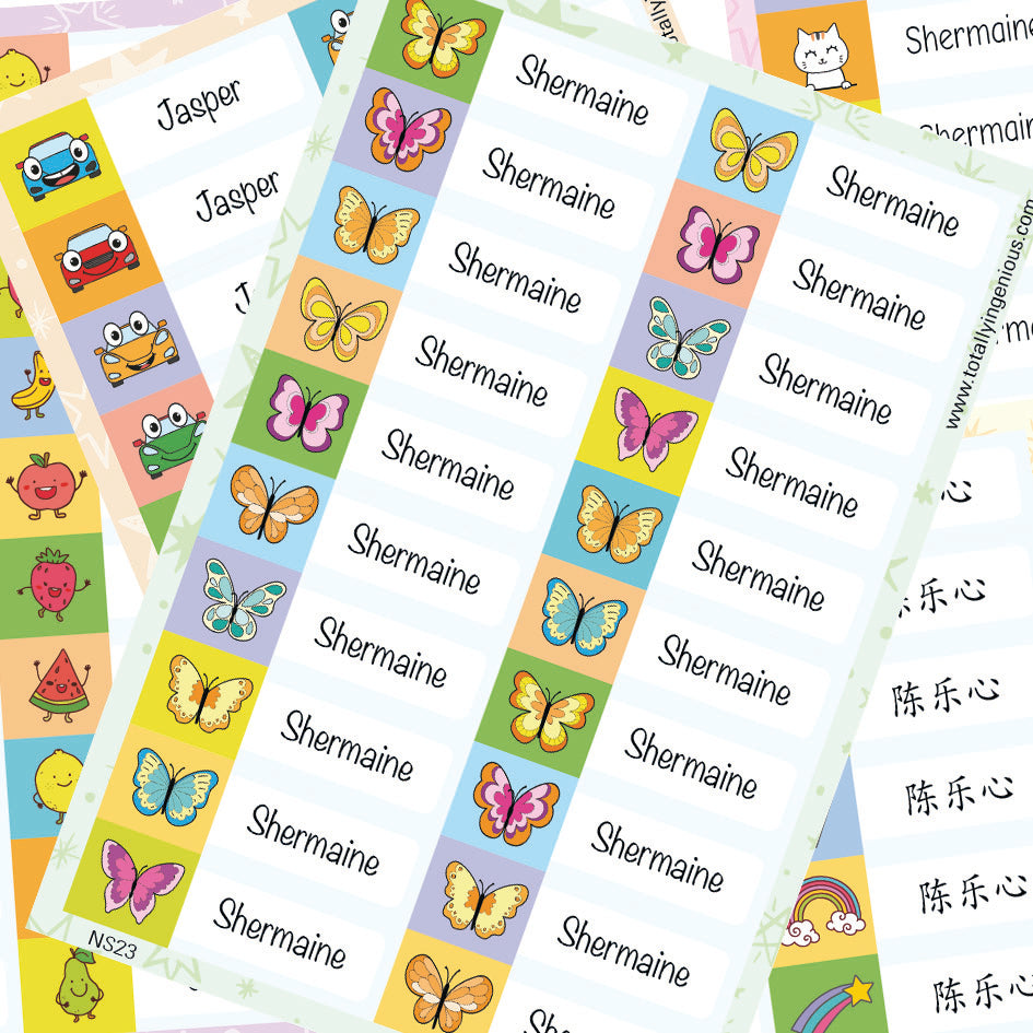 Name Sticker (Waterproof and Tear Resistant) – Totally Ingenious