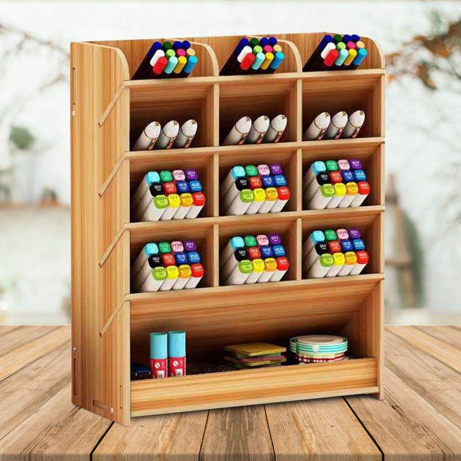 DIY Wooden Desktop Organiser Shelf – Totally Ingenious
